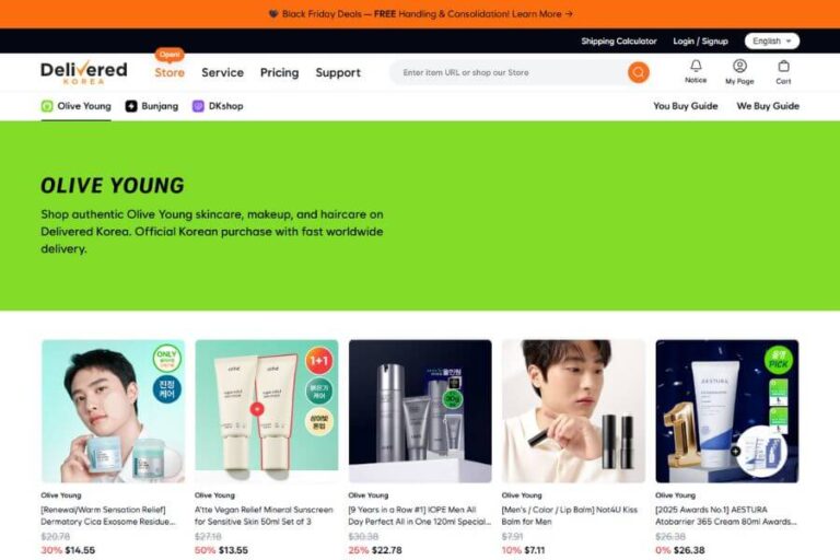 OLIVE YOUNG: Korea Online Shopping Guide 2025 (Shop & Ship Worldwide) | Delivered Korea